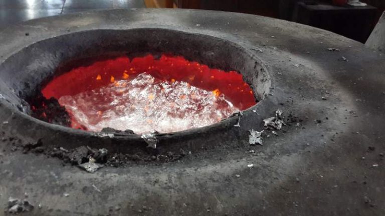 Aluminum Ingot Continuous Casting Degassing Aluminum With Argon