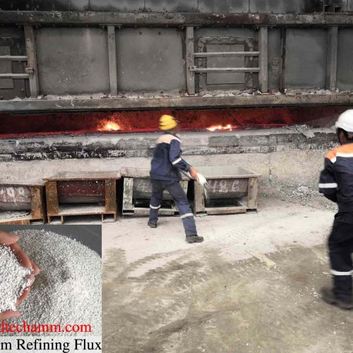 Aluminium Deslagging Agent is a white powder or granular flux